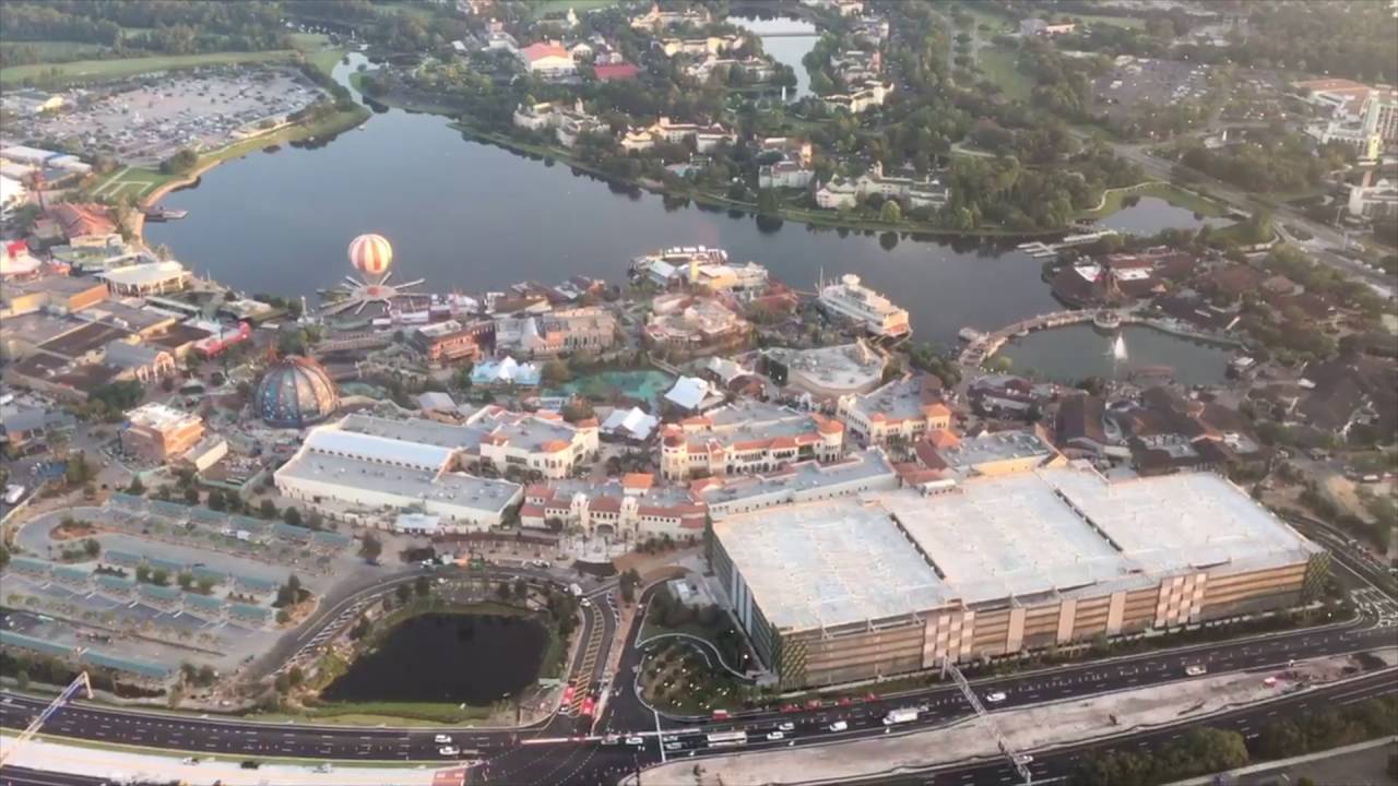 Overhead View Of Disney World