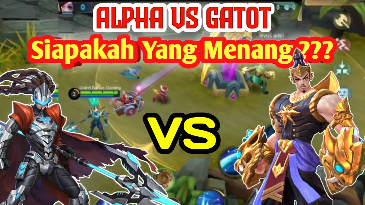 Cara main alpha exp lane lawan Gatot | alpha best build 2022 | Mlbb ...