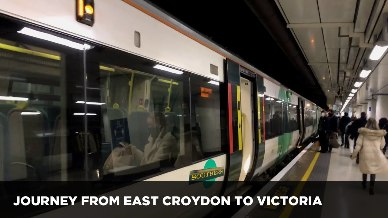 Southern railway trains at East Croydon to London Victoria | Southern ...