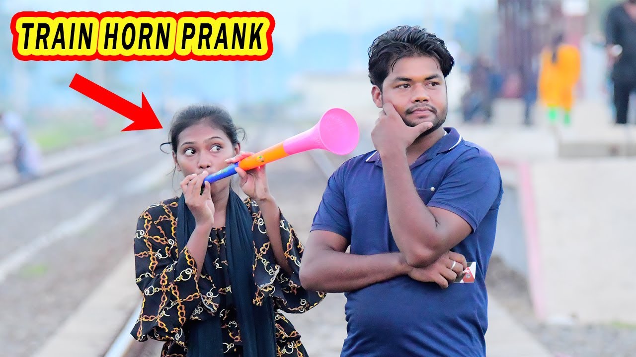 Viral Train Horn Prank 2022 !! Best Of Train Horn Prank on Public (Part ...