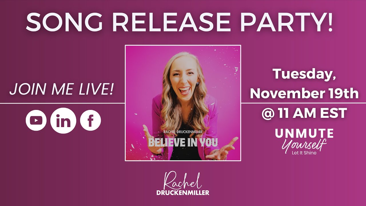 Song Release Party: Believe In You! - YouTube