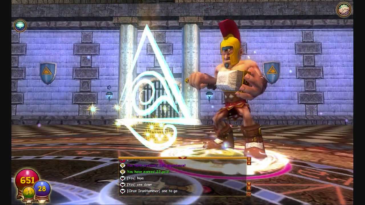 Wizard101 - The defeat of General Akilles (HD) - YouTube