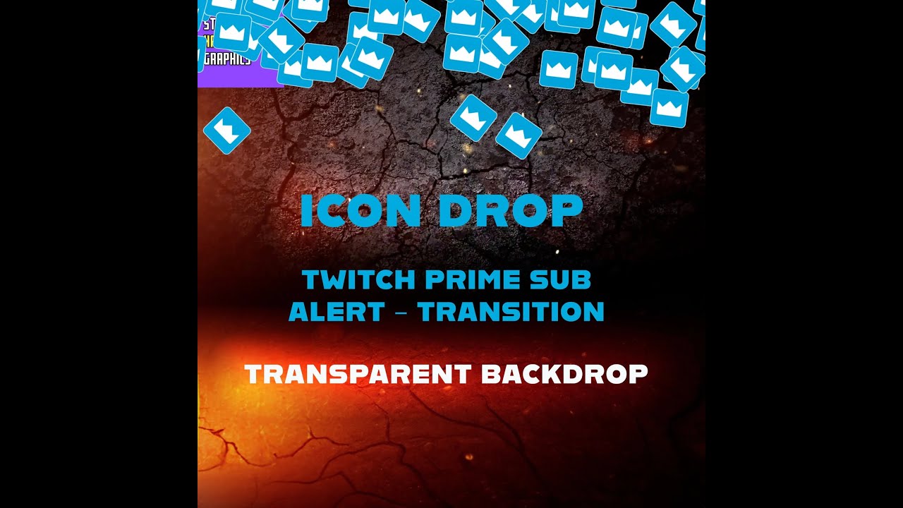 Twitch Prime Sub Stream Alert Transition - Twitch Overlay for ...