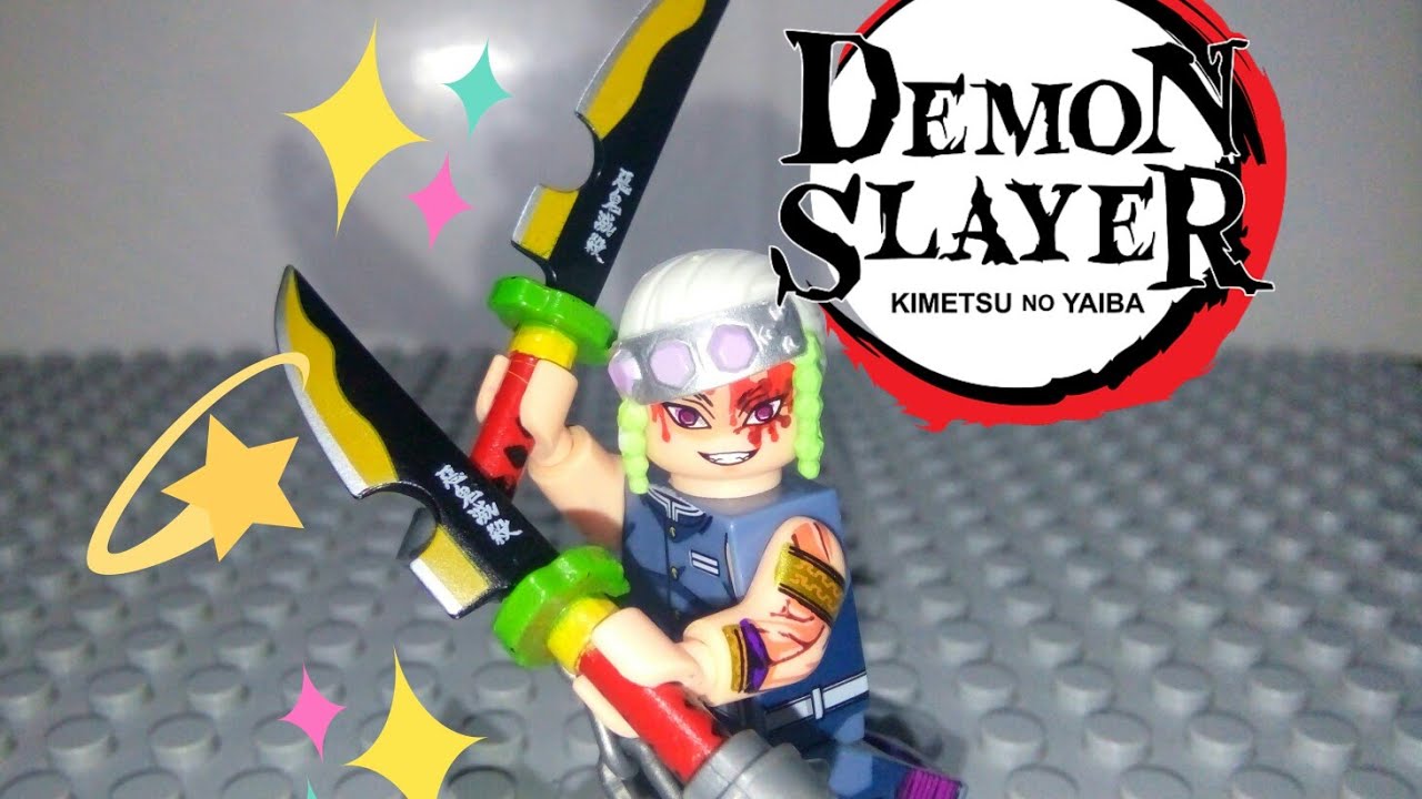 New Tengen Uzui Minifigure | Demon Slayer | Animation Test - YouTube