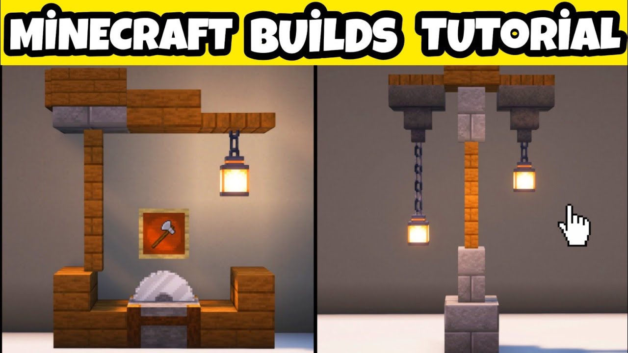 8 HOME ITEMS Builds in Minecraft! - YouTube