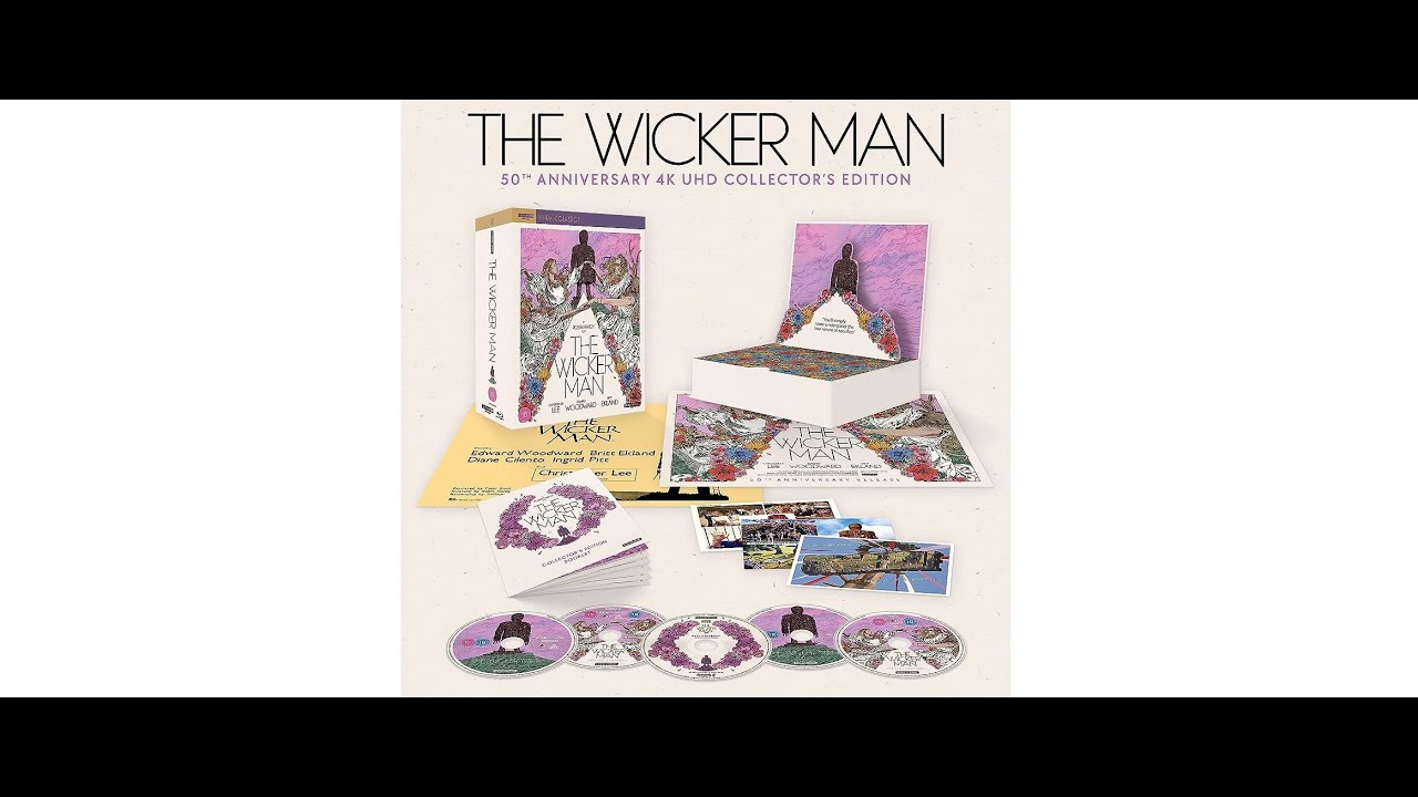 The Wicker Man 50th Anniversary 5-Disc 4K UHD Collector's Edition ...