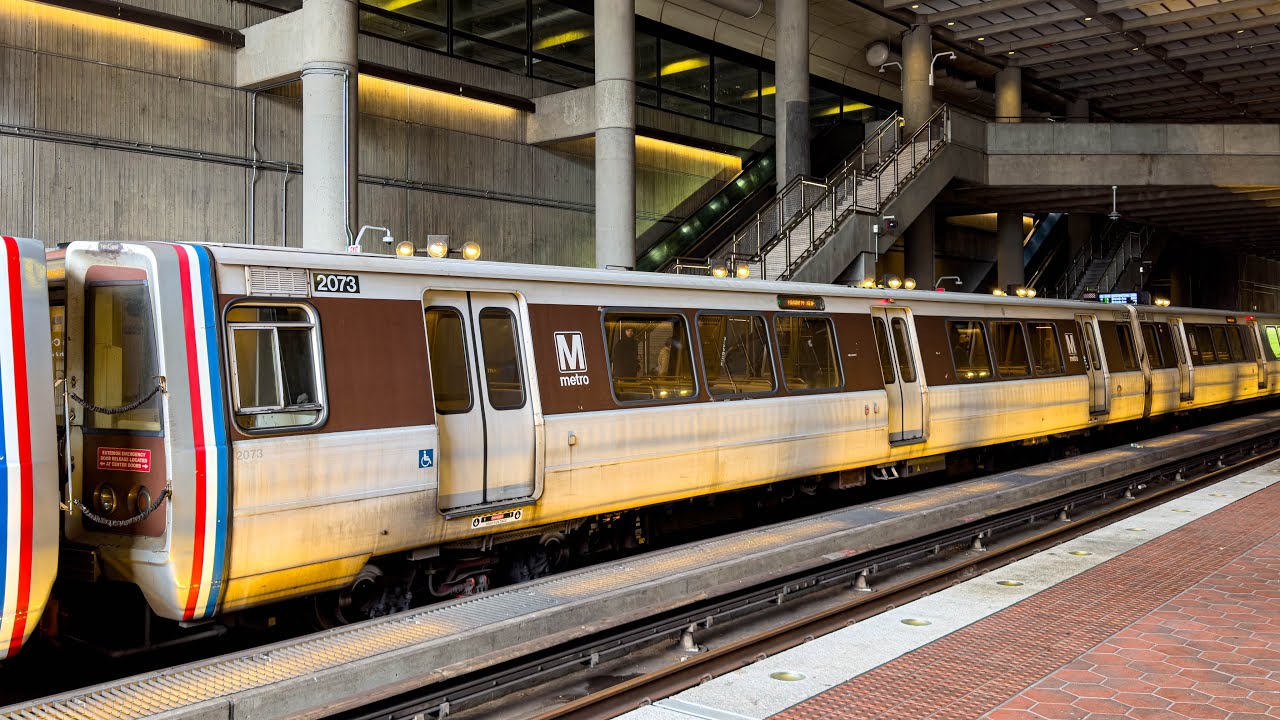 WMATA Rehab Breda 2000-series on the Green Line at Hyattsville Crossing ...
