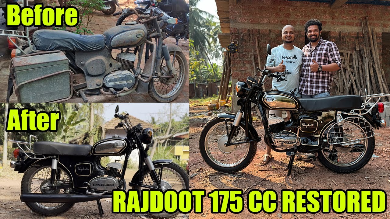 VINTAGE RAJDOOT 175 CC RESTORED 😍 - YouTube