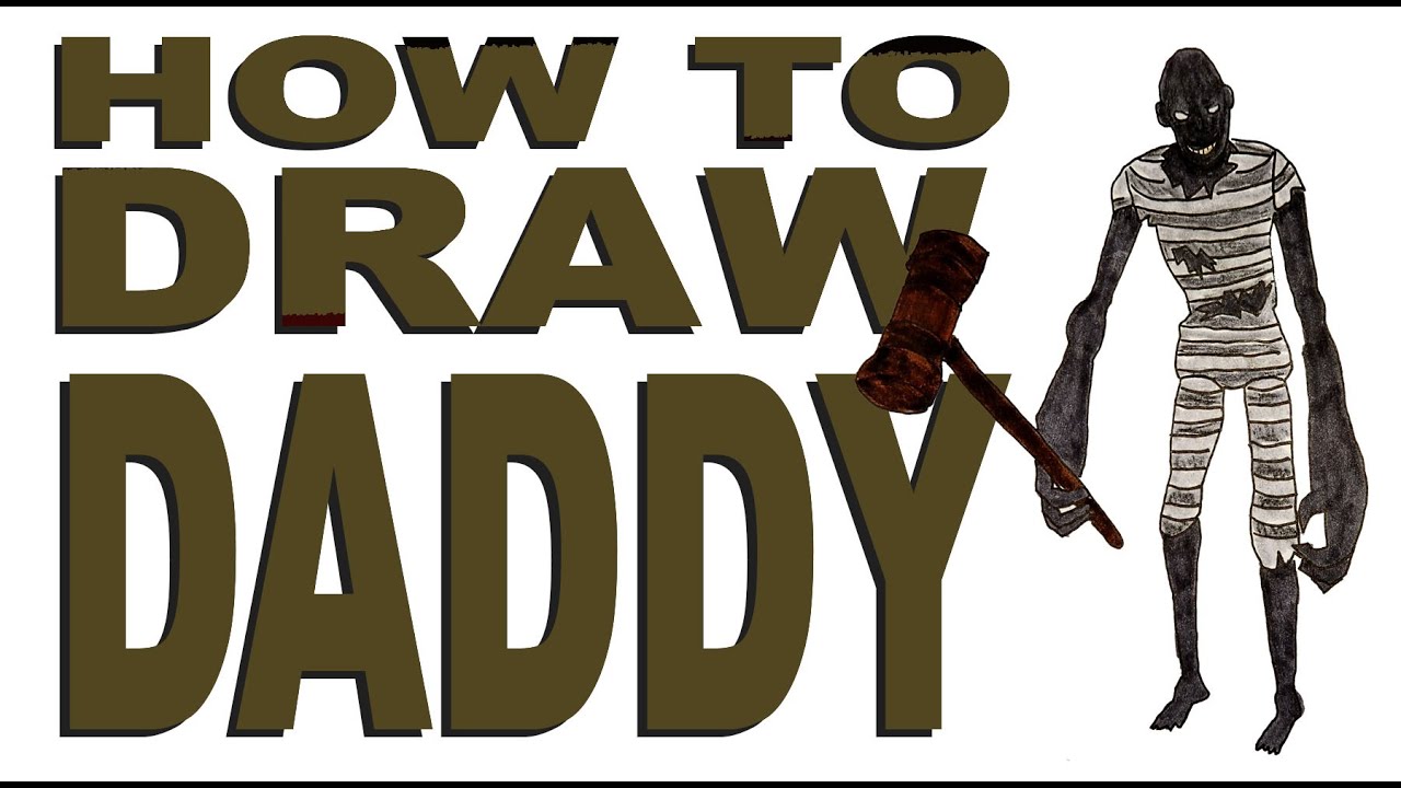 How to draw Daddy (Mommy Survival Horror) - YouTube