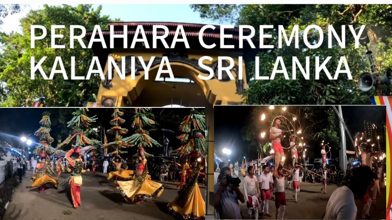 The perahara ceremony, temple of Kelaniya, Sri lanka. Ameen The ...