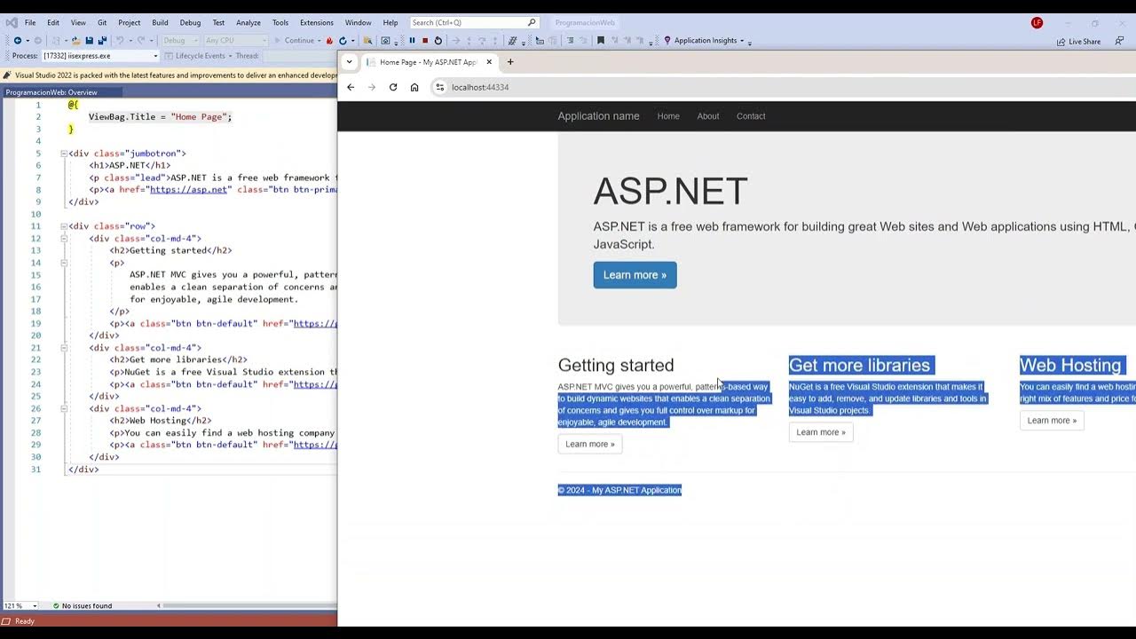 Como crear un Proyecto WEB en Visual Studio - YouTube