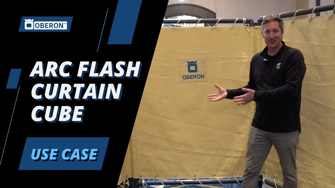 Arc Flash Curtain Cube Use Case - YouTube