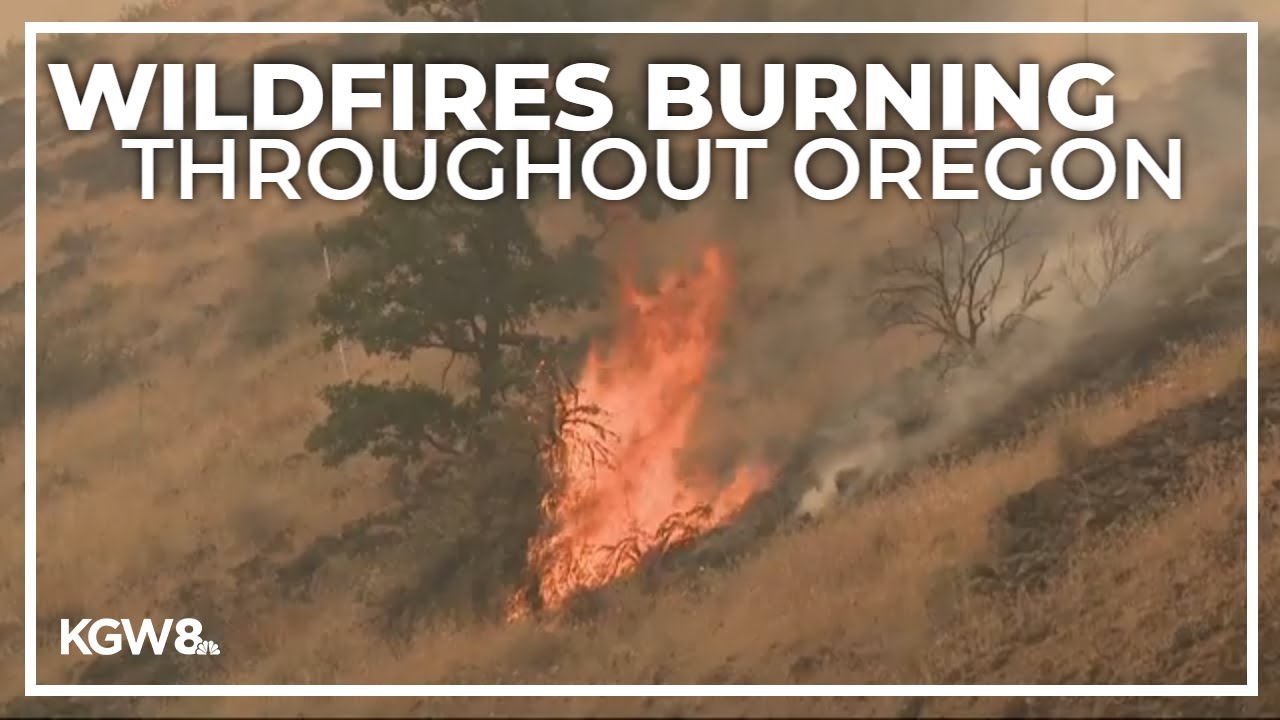 The latest updates on wildfires burning in Oregon - YouTube