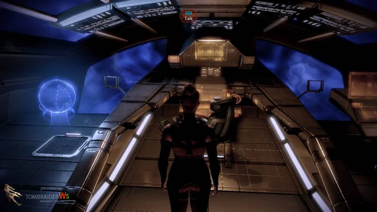 Normandy - Joker and EDI [Mass Effect 2 Cutscene] - YouTube
