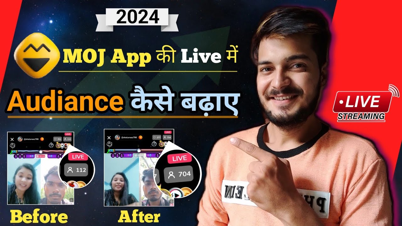 MOJ की Live में Audiance कैसे बढ़ाए 🚀🚀 | How To Increase Audiance In ...