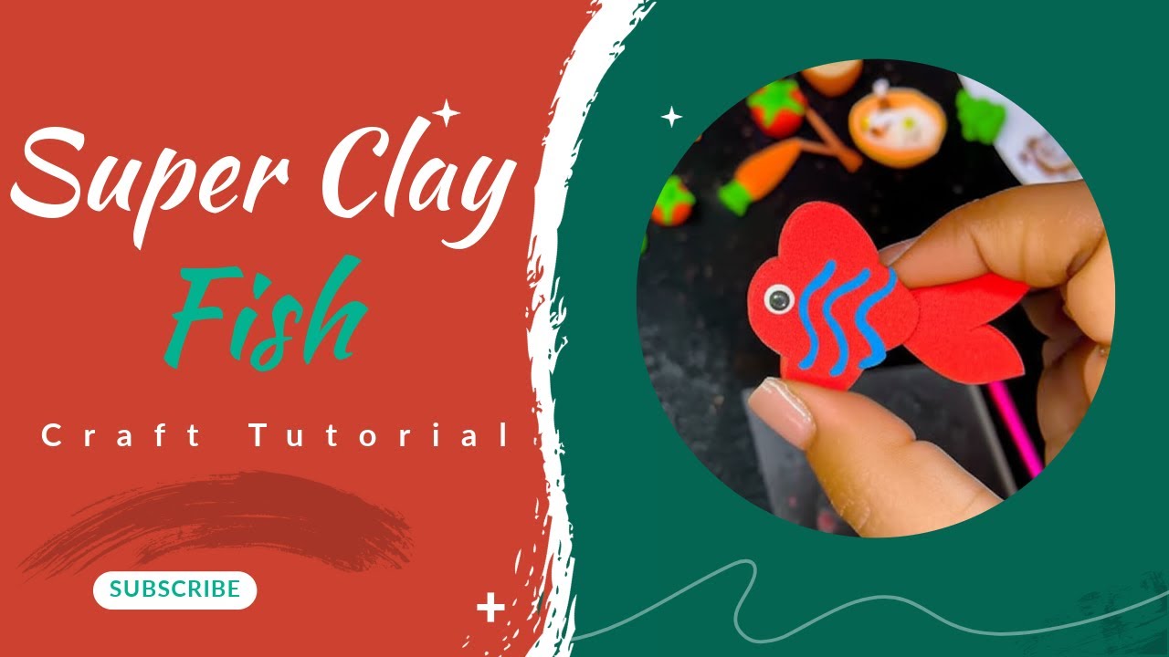 Amazing Super Clay Fish Craft Tutorial - YouTube