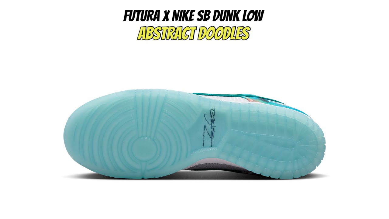 Futura x Nike SB Dunk Low Abstract Doodles - YouTube