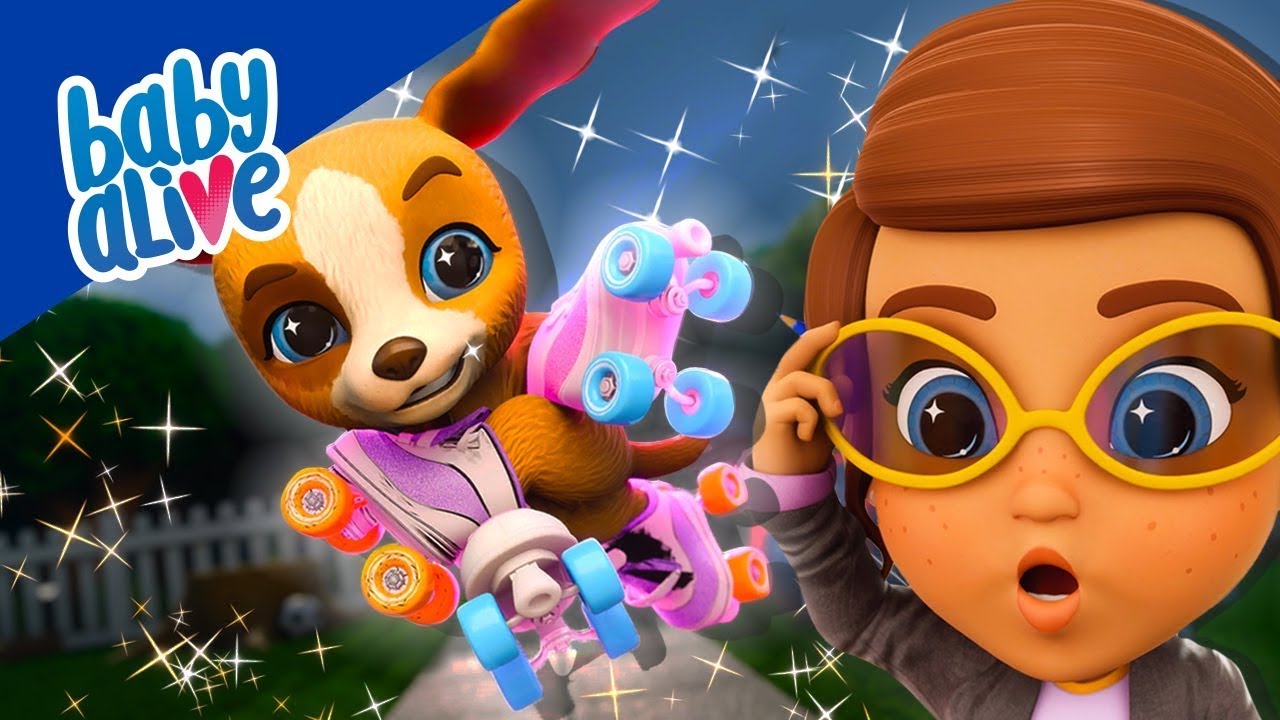 Baby Alive Official 🛼 Roller Skating Puppy! Puppy Training 🦴 NEW ...