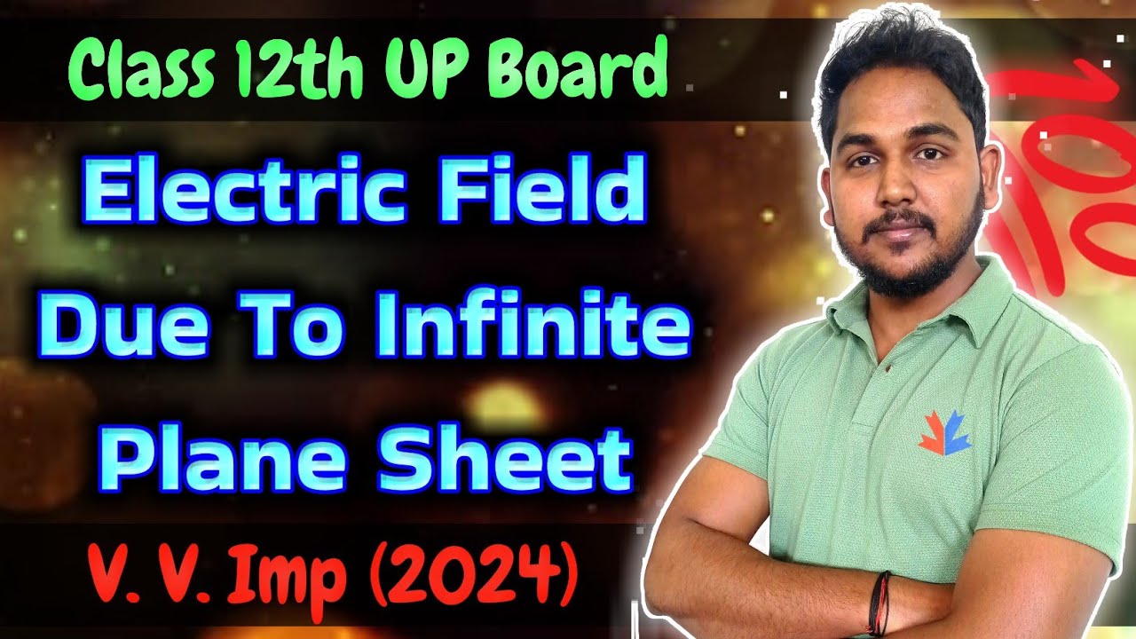 Electric Field Due to Charged Infinite Plane Sheet | Physics Chapter 1 ...