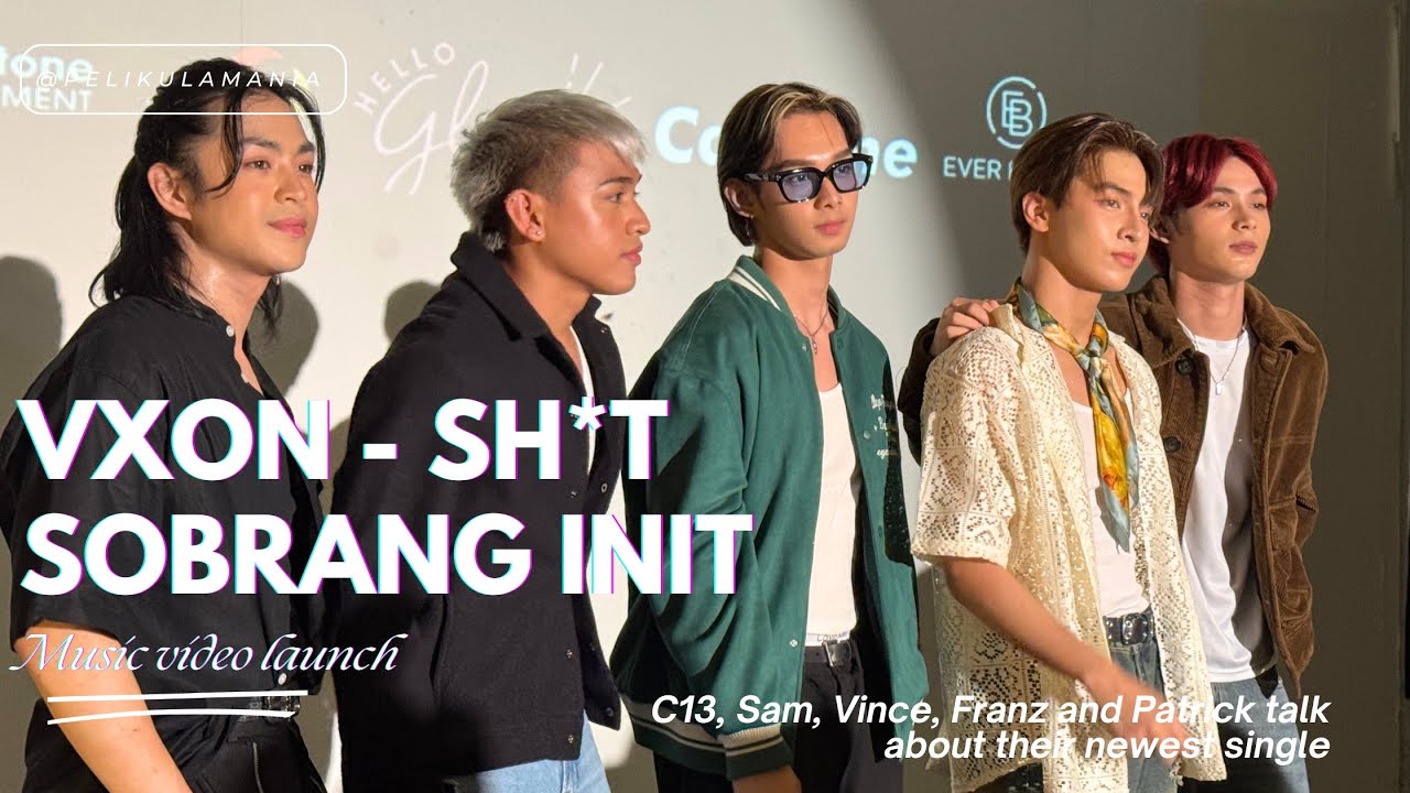 C13, Sam, Franz, Patrick and Vince of VXON talk about new single SH*T ...