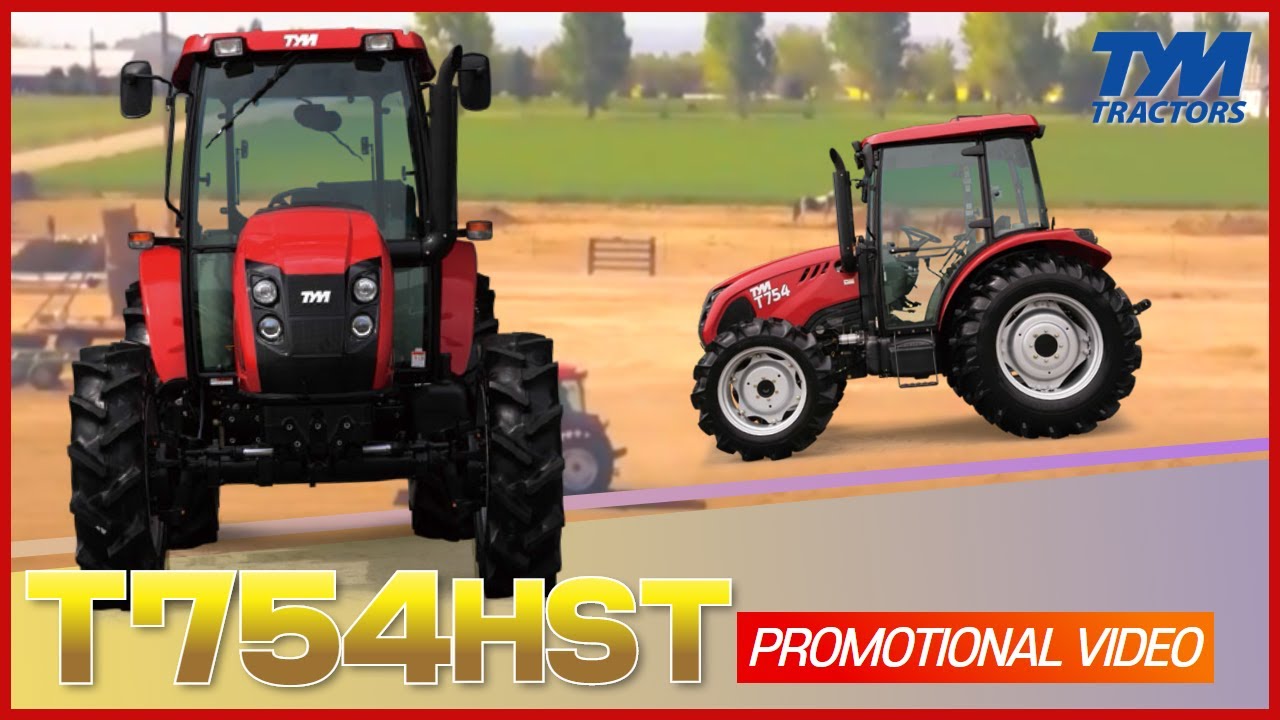 TYM Tractors T754 promotional video - YouTube
