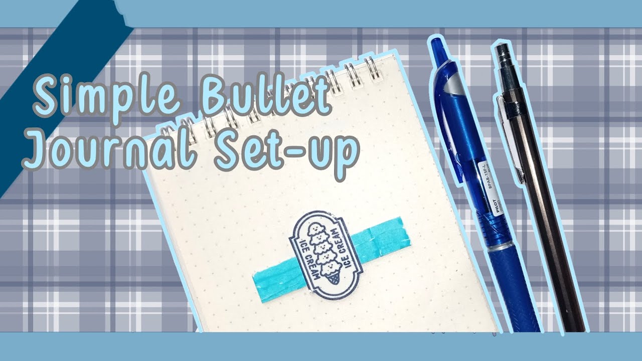 Simple Bullet Journal - YouTube