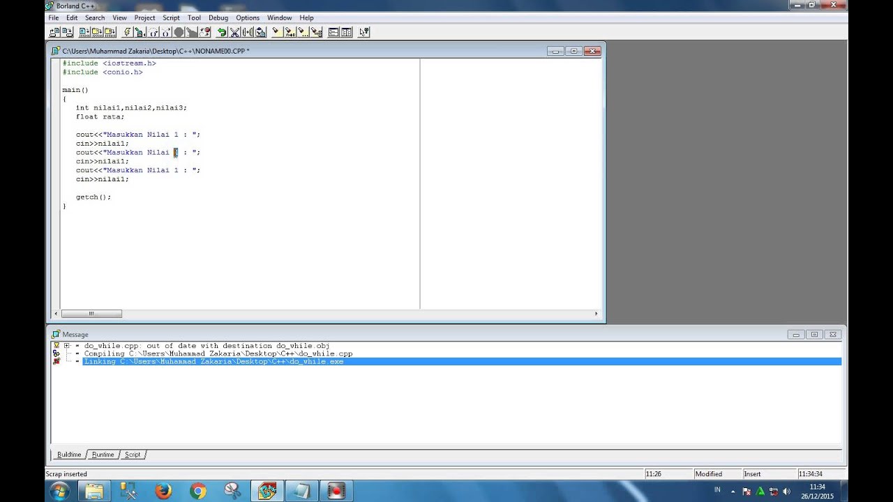 Mencari Nilai Rata Rata C++ - YouTube