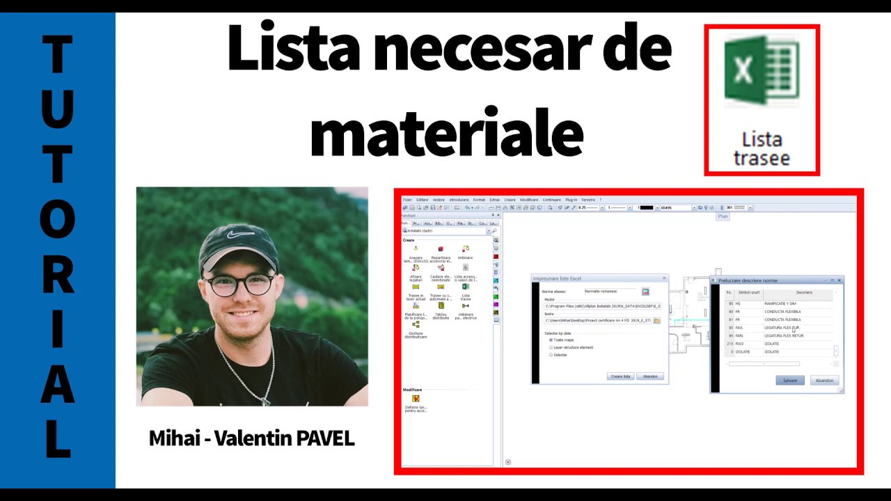 [Ro] Lista necesar de materiale - YouTube