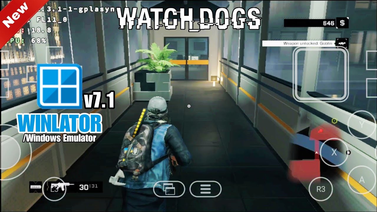 Watch Dogs Gameplay(HD) Winlator 7.1 (Windows Emulator) Android - YouTube