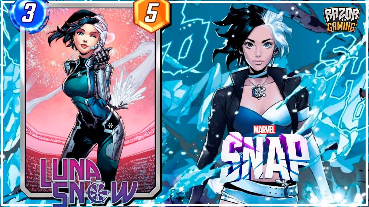 NUEVA CARTA LUNA SNOW ¿MERECE LA PENA? + MAZOS 🔴 MARVEL SNAP - YouTube