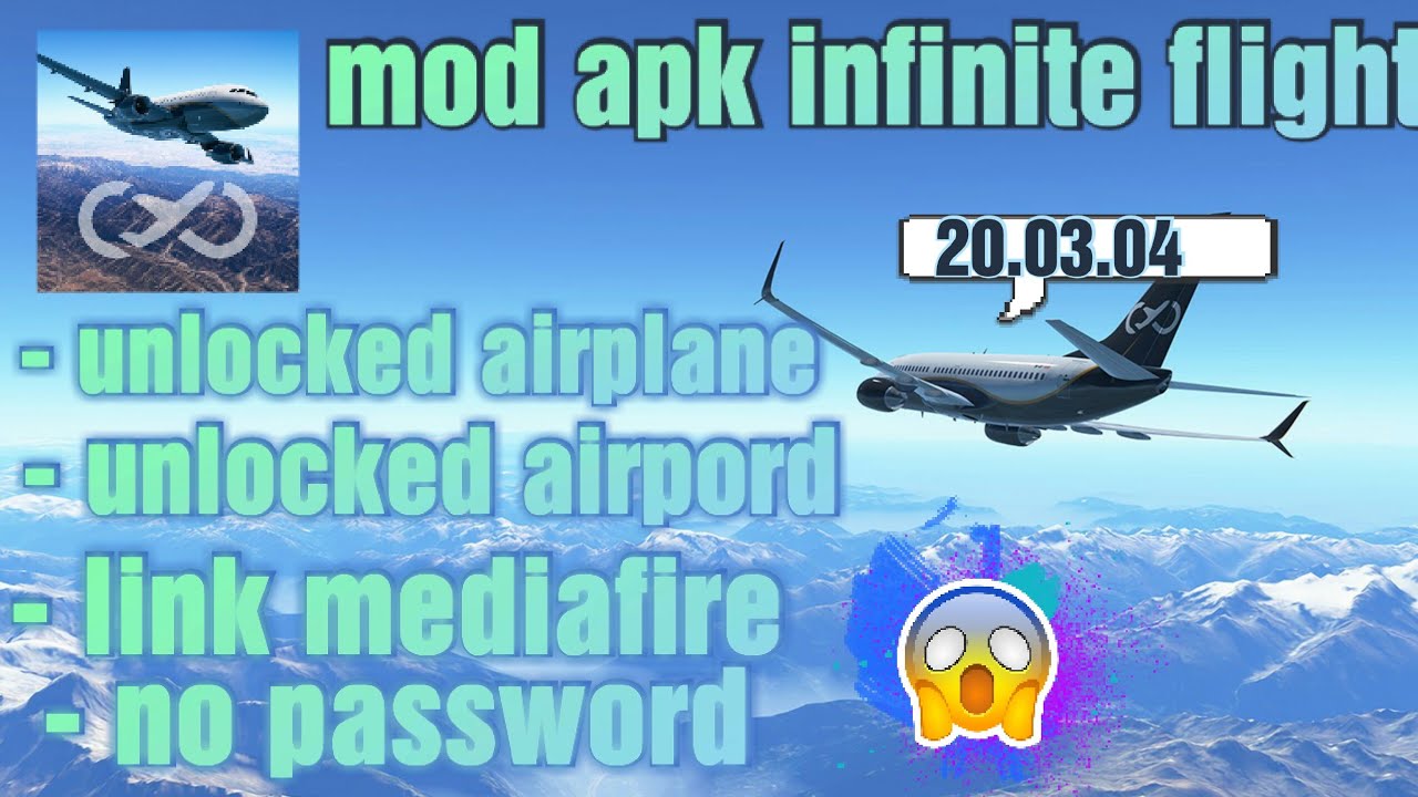 mod apk infinite flight - YouTube