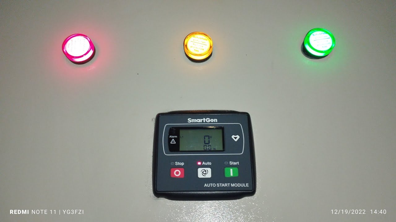 TRAINING GENSET ATS FORT Automatic Transfer Switch & SMARTGEN AUTO ...