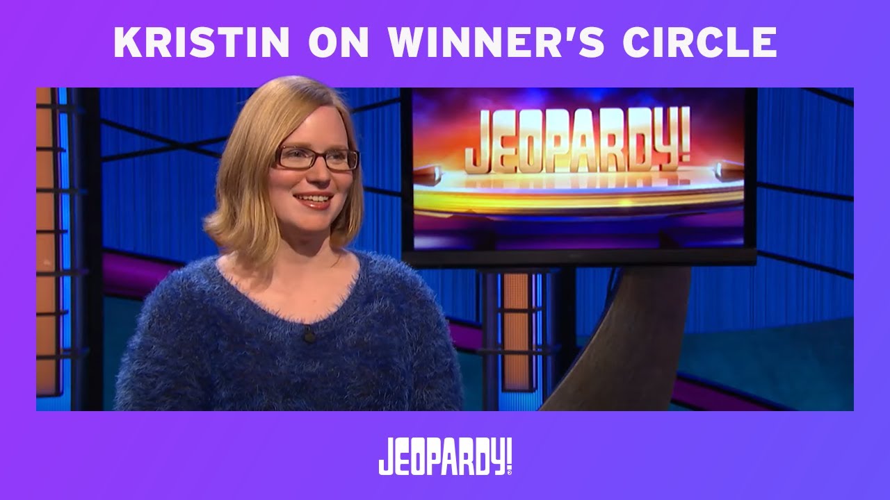 Kristin Sausville Winnerss Circle Exclusive Interview | JEOPARDY! - YouTube