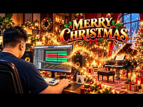 Behind The Christmas Music Room 🎄 How We Create Cozy Christmas Carols & Holiday Videos