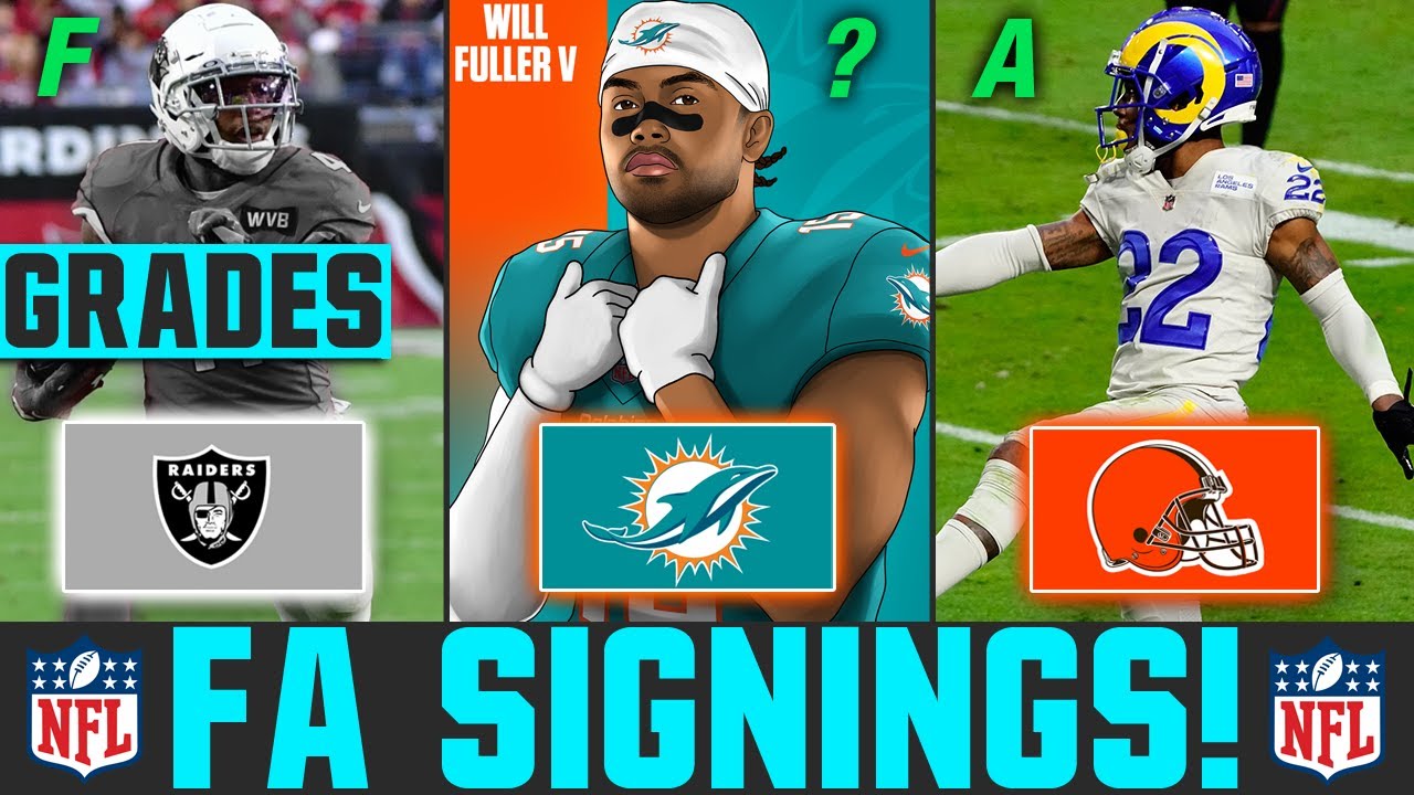 2021 NFL Free Agency Signings | Grading NFL Free Agency Signings ...