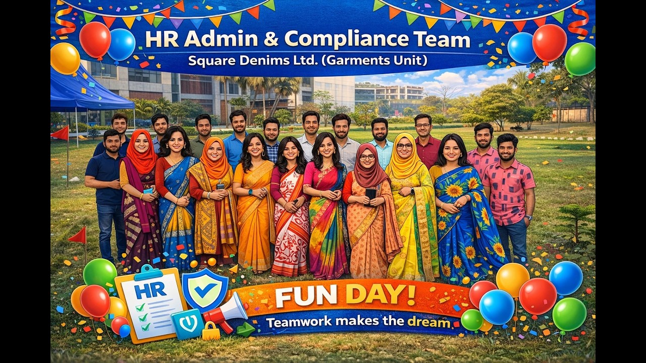 Square Denims Ltd. (Garments Unit) HR Admin & Compliance Fun Day - YouTube