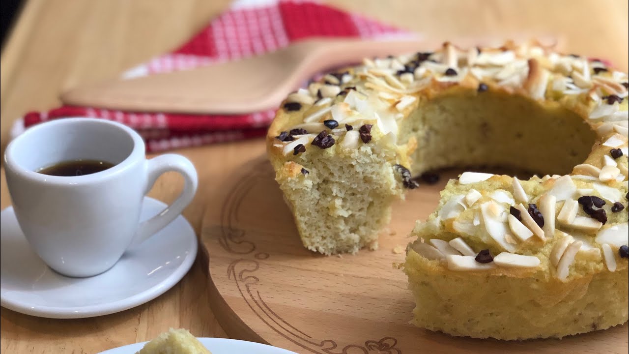 Rosca de Coco Low Carb (Pão Doce) - YouTube