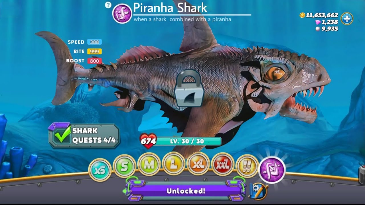 NEW PIRANHA SHARK CONCEPT COMING SOON? Hungry Shark World - YouTube