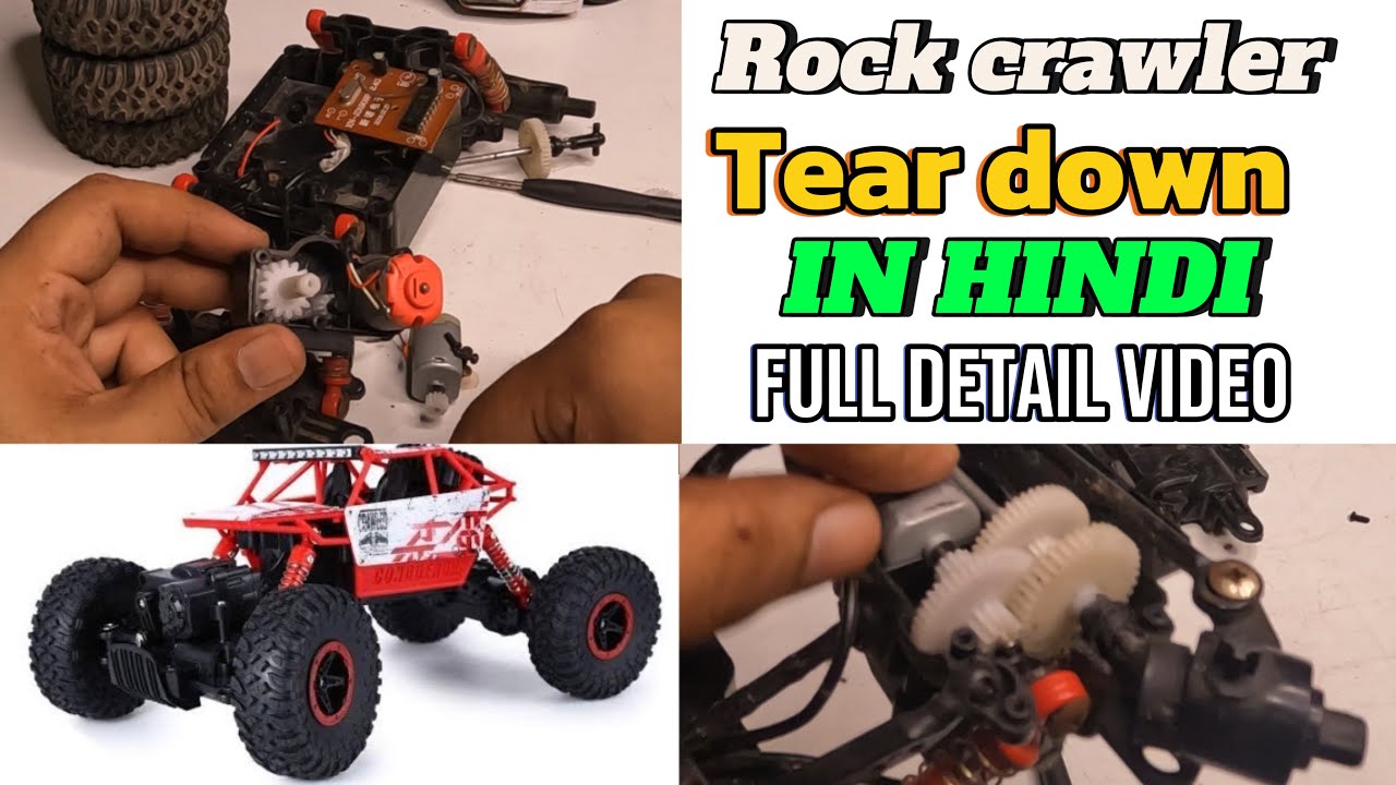Rc Rock crawler repair/Rc rock crawler disassemble/See inside the rock ...