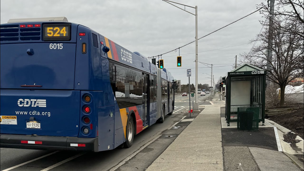 On board New flyer xd60 bus 6015 full ride on route 524 - YouTube