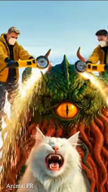 🐾 **The Rescue of the Giant White Cat From Alien Monsters**: An ...