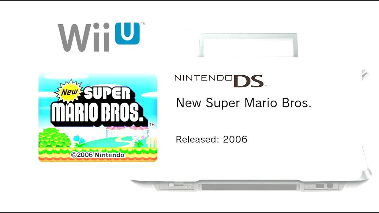 New Super Mario Bros. (NDS) Virtual Console - Wii U Playthrough - Part ...