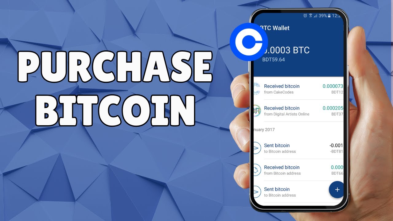 HOW TO PURCHASE BITCOIN ON COINBASE - YouTube
