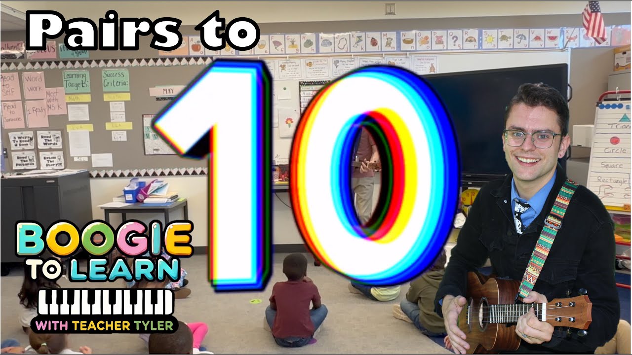 Together We Make 10 | Pairs to 10 Song for Kids | Fun and Educational ...
