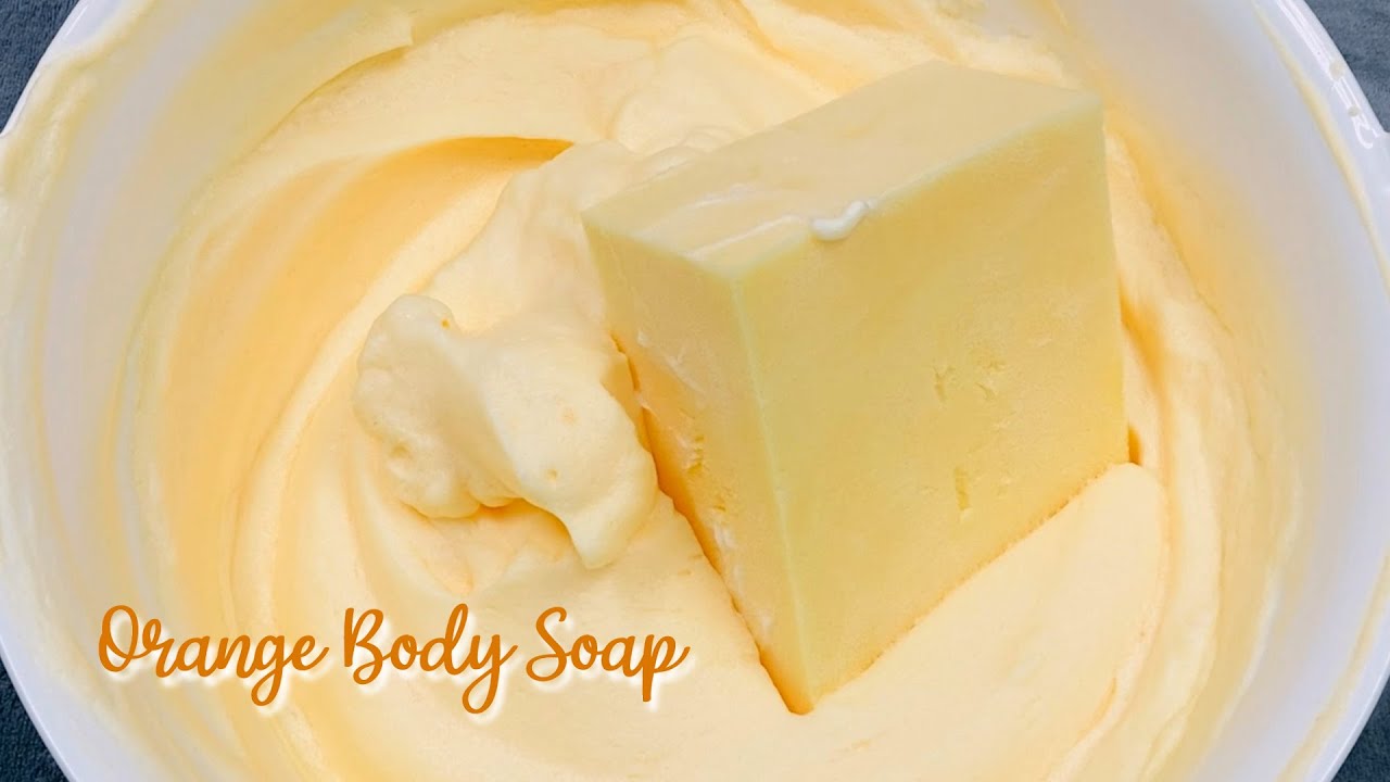 ASMR Sponge 451.Orange Body Soap - YouTube