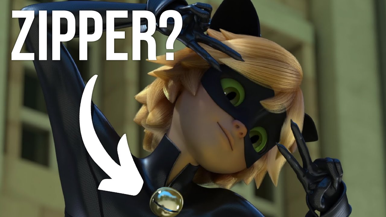 Does Chat Noir Have a Zipper? (Miraculous Ladybug) - YouTube
