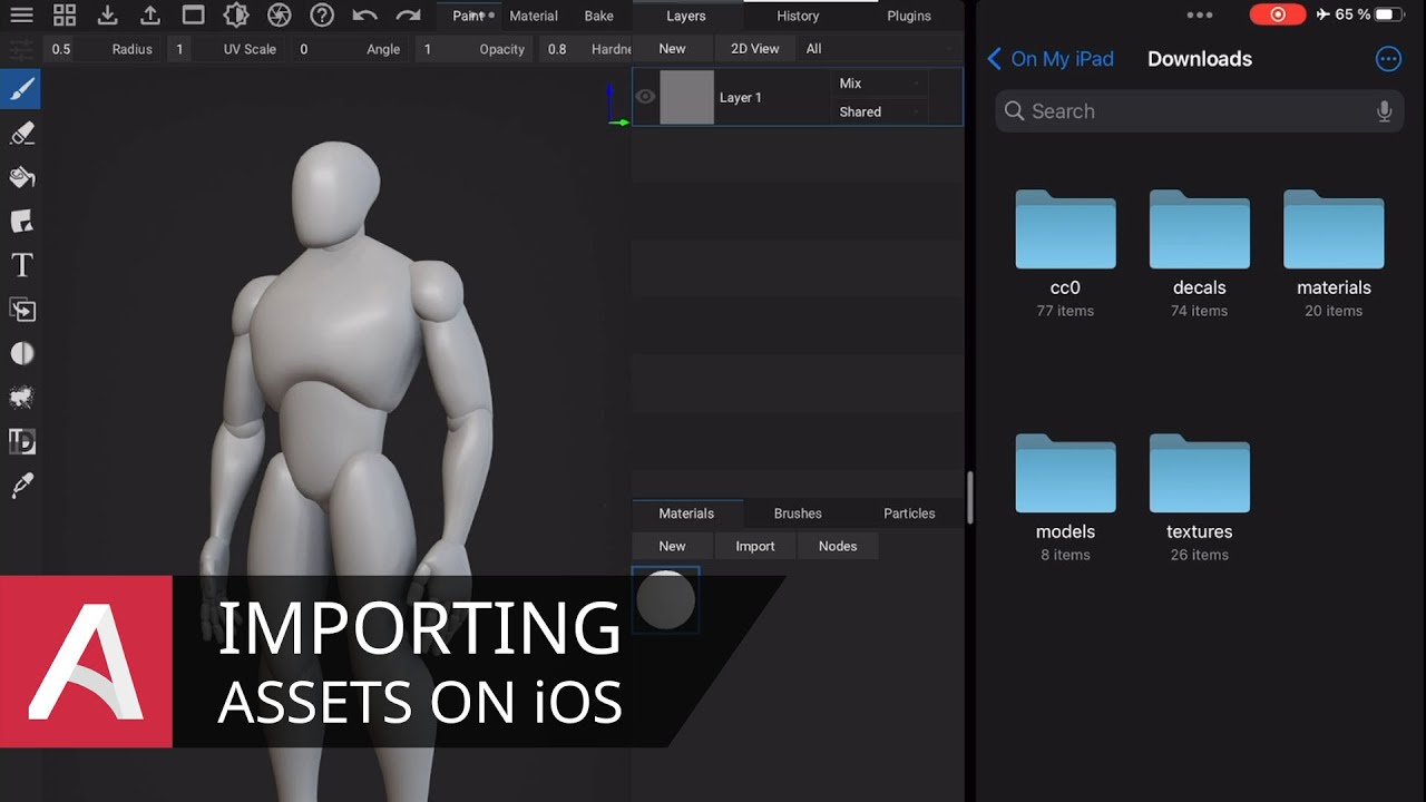 Importing assets on iOS | ArmorPaint - YouTube