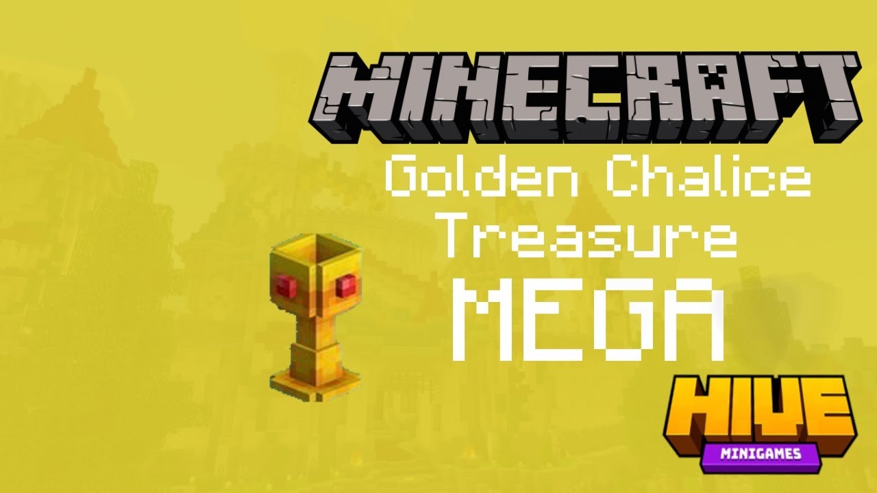 Minecraft Golden Chalice Treasure | Treasure Wars MEGA - YouTube
