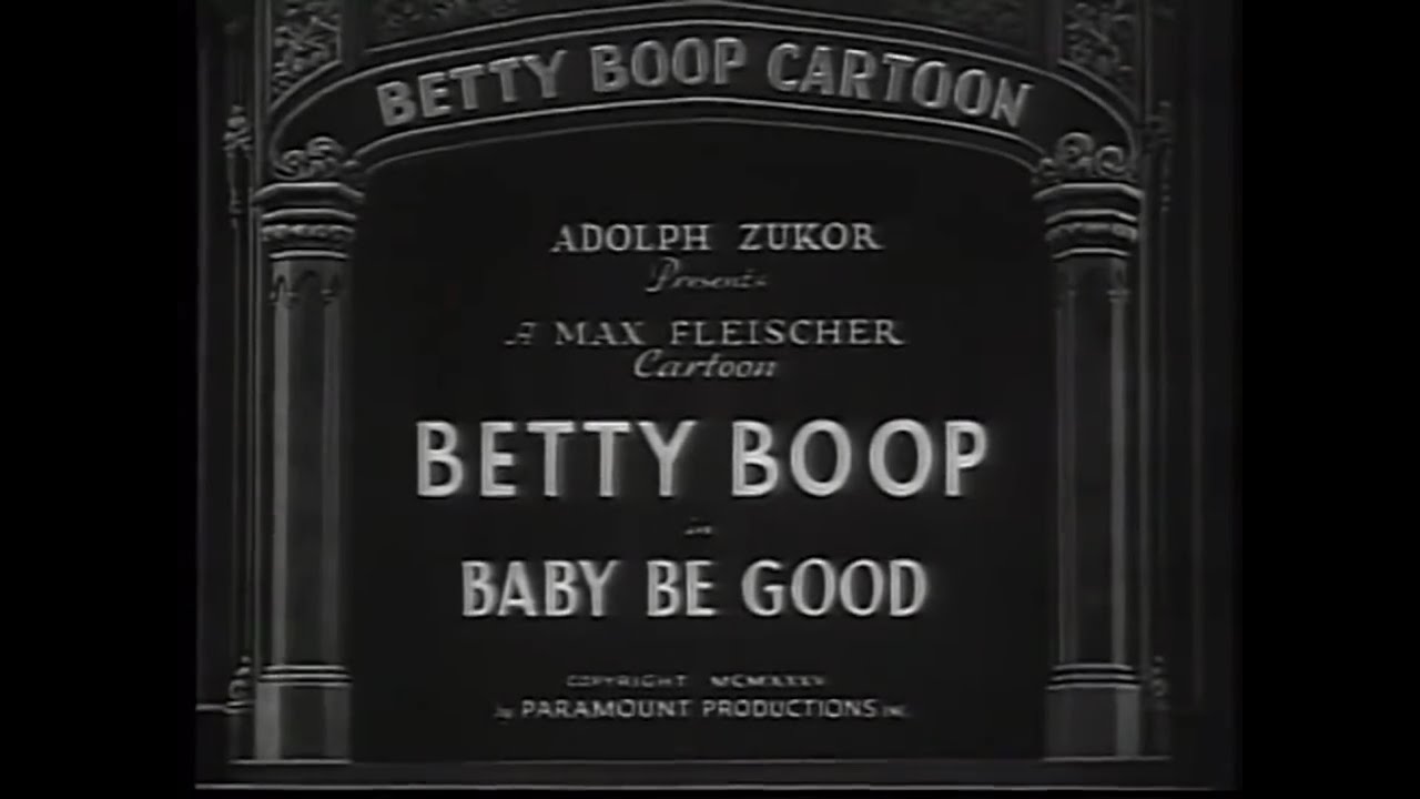 "Baby Be Good" (1935 Original Black & White Cartoon) - YouTube