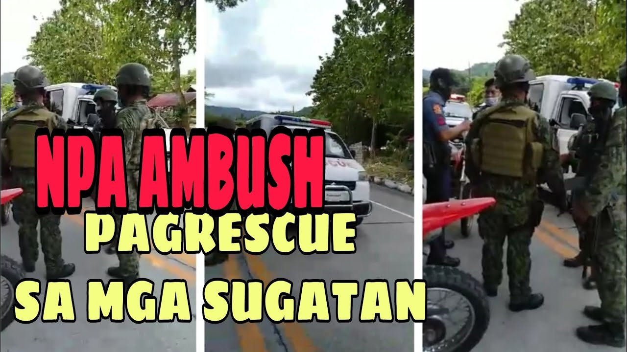 PNP AMBUSH by NPA at Mansalay #Pagrescue - YouTube